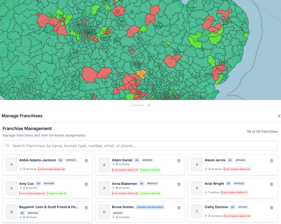BoundaryIQ - Franchise Territory Mapping Software | UK